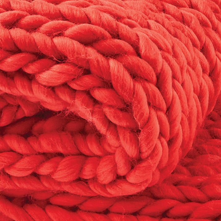 Chunky Knit Throw - Red – Patch Creek